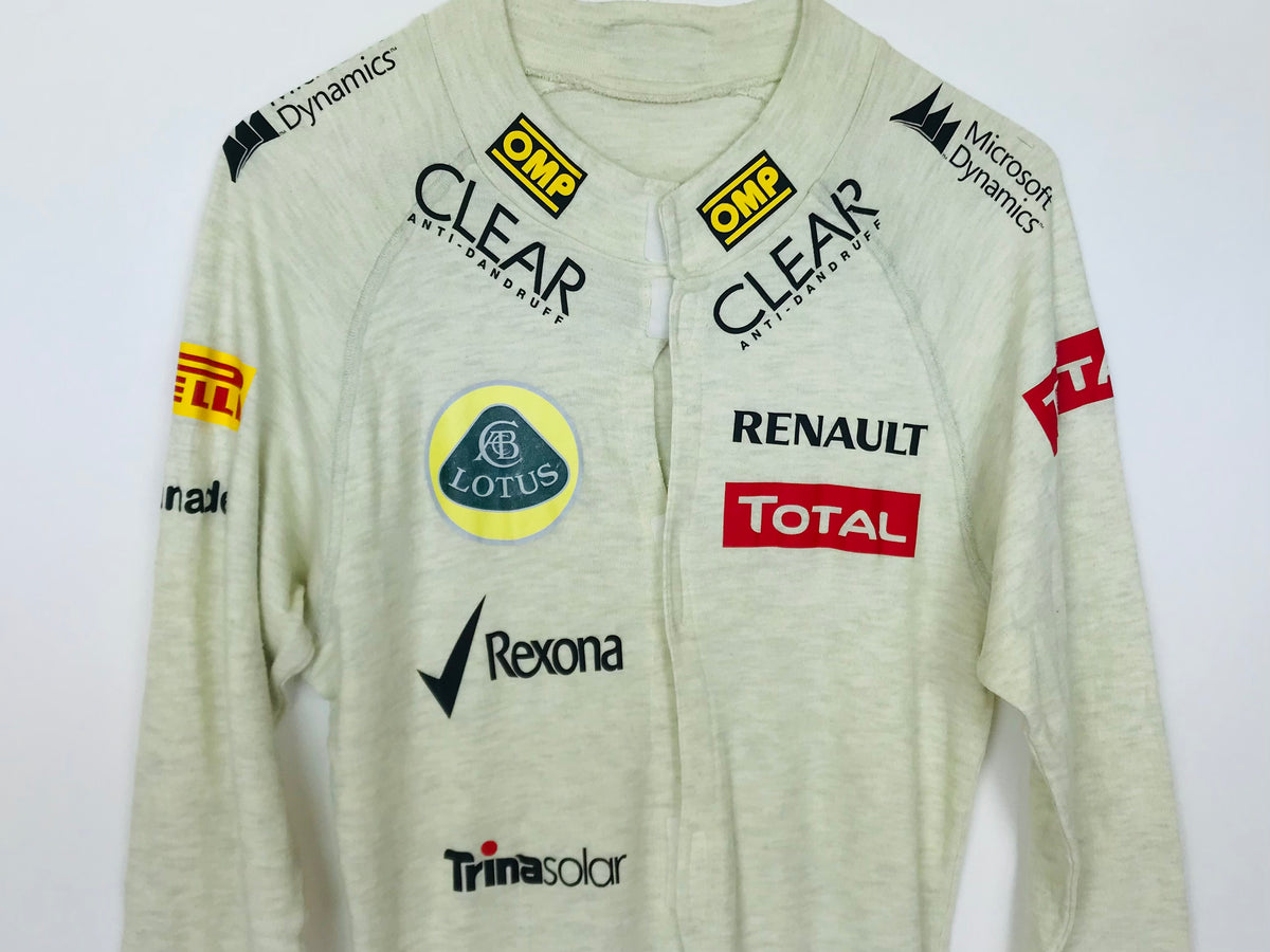 2012 Jerome D' Ambrosio Lotus F1 Team Race Used OMP Nomex – Pit-Lane ...
