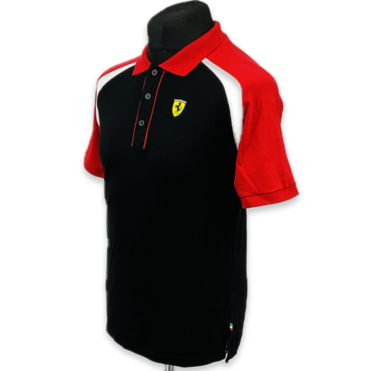 Scuderia Ferrari F1 Team Official Merchandise Classic Polo Shirt-Black ...