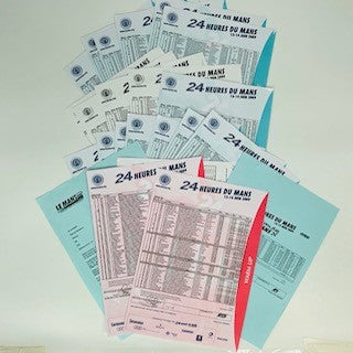 Genuine Origional ACO Released Race Bulletin Sheets-Race Results-Hour ...