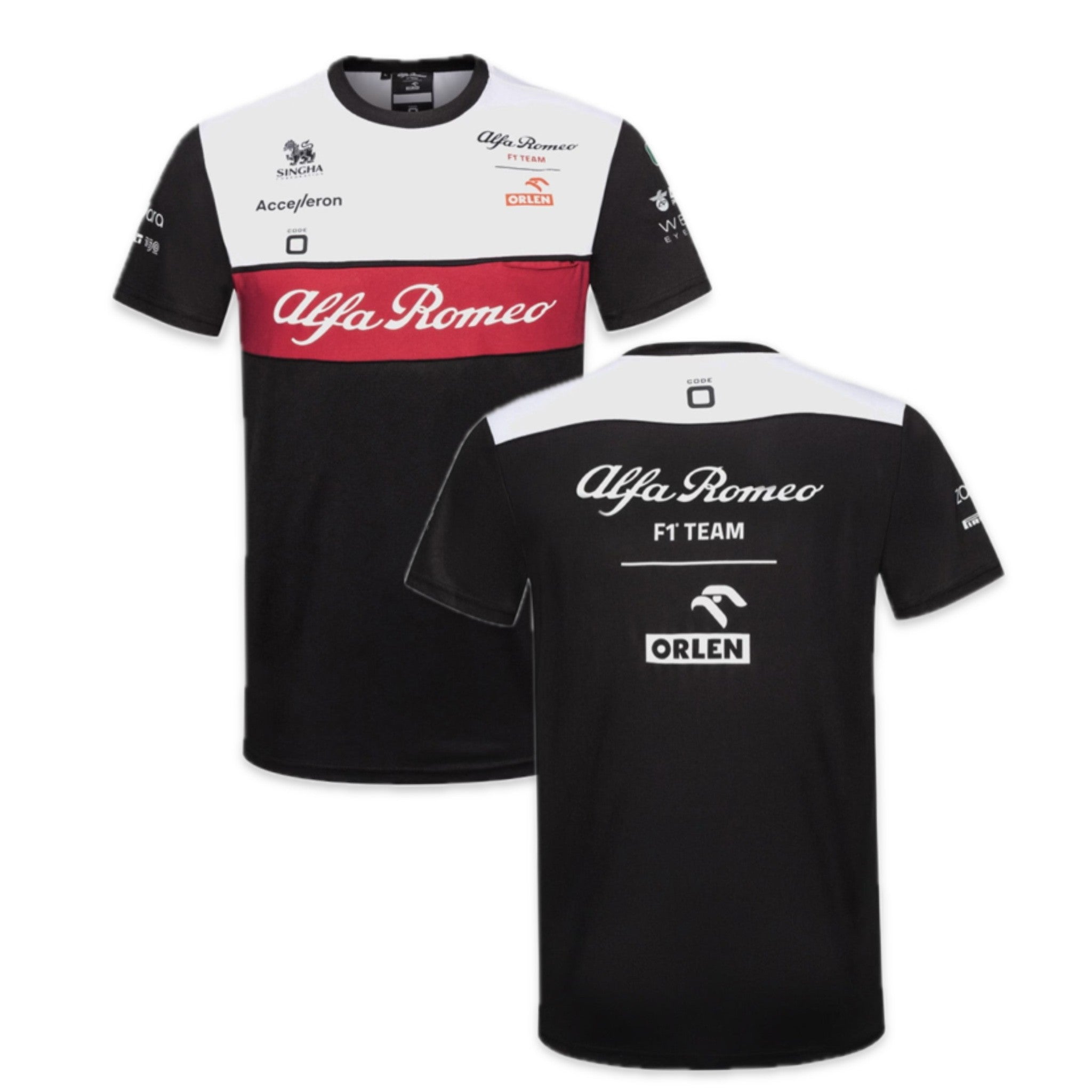 2022 Alfa Romeo F1 Team Official Merchandise Teamwear T-Shirt – Pit ...
