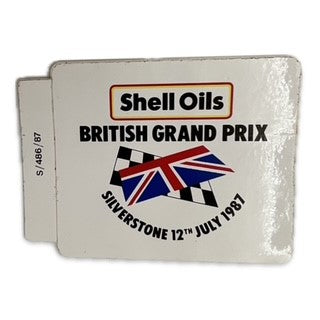 Genuine Origional 1987 Silverstone Shell Oils British Grand Prix Event ...