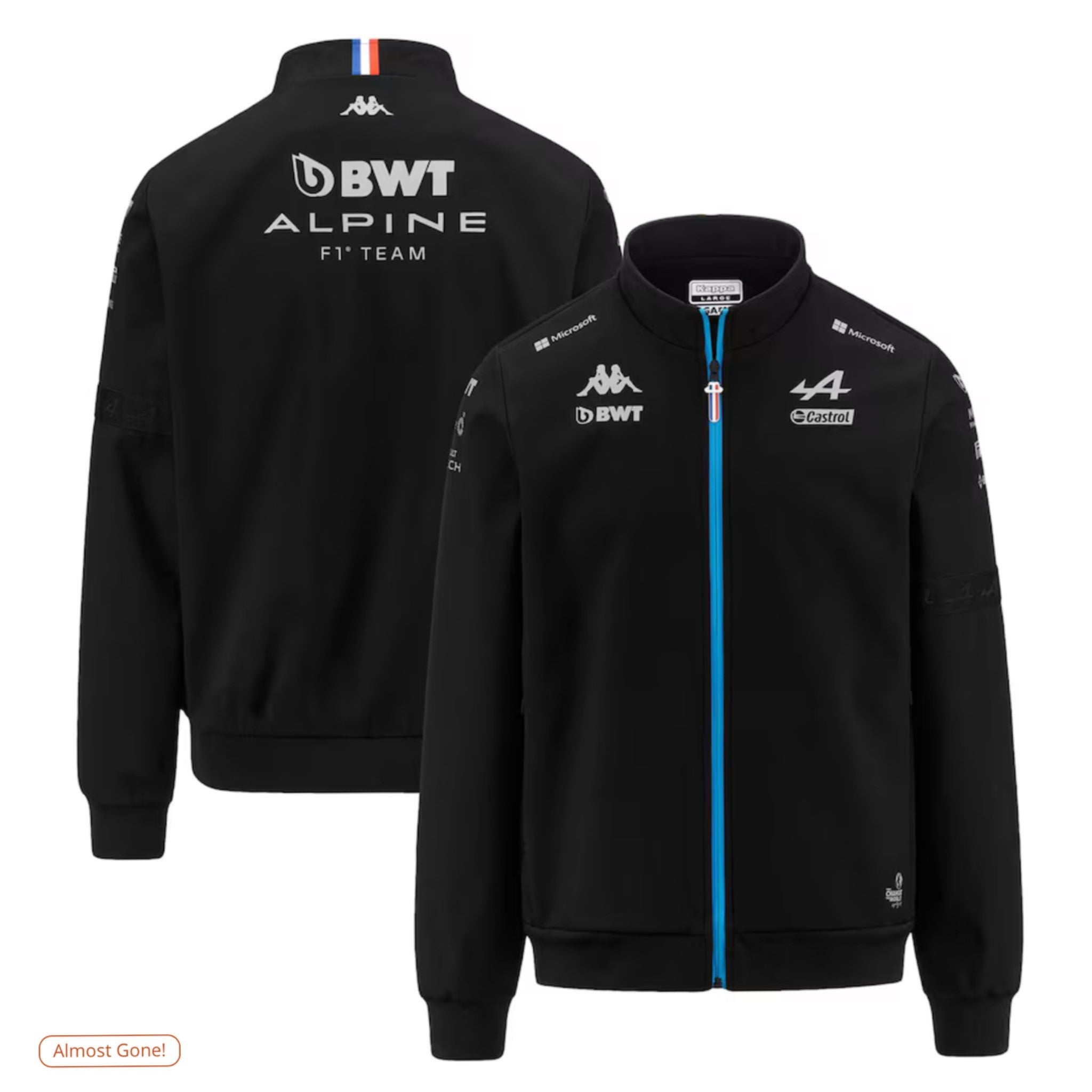BWT Alpine F1 Team 2023 Kappa Softshell Jacket-Adults-Black – Pit-Lane ...
