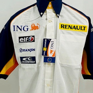 ING Renault F1™Team Official Merchandise Race Day Shirt-Brand New – Pit ...