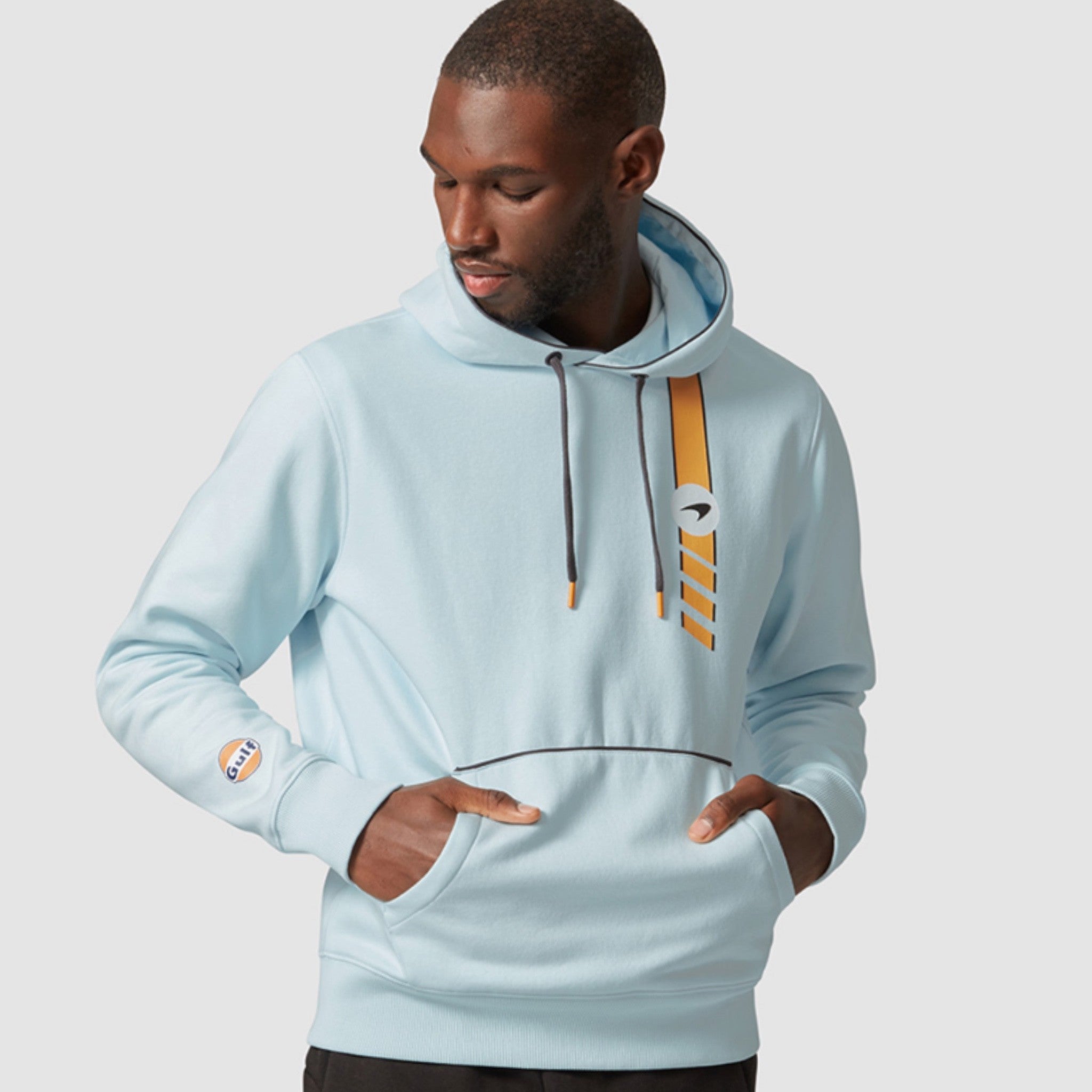 McLaren Racing F1 Team Gulf Racing Stripe Hooded Sweatshirt – Pit-Lane ...
