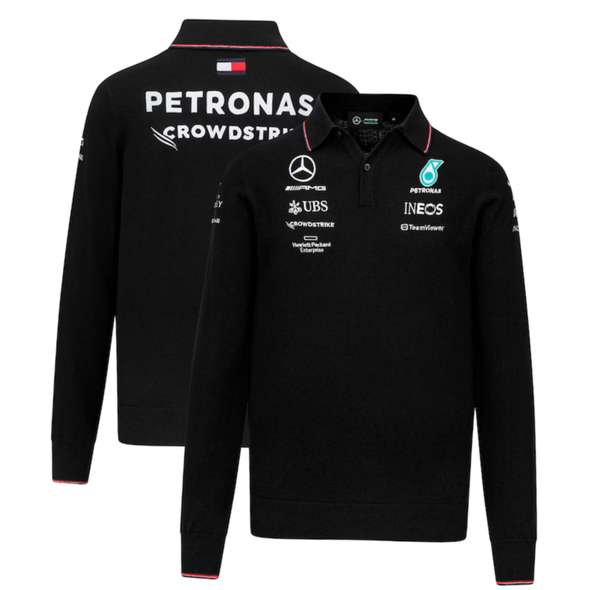 Mercedes AMG Petronas F1 Team Official Merchandise 2023 Team Long Slee ...