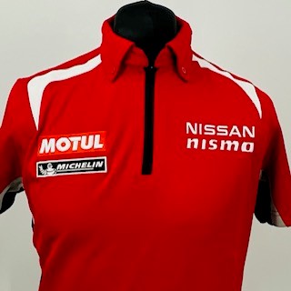 Nissan Motorsport Nissan Nismo GTR Le Mans 2015Team Issue Polo Shirt-R ...