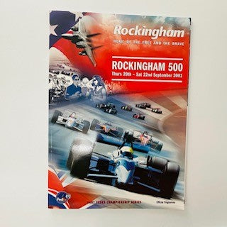 Official Rockingham 500 Champ Car Programme-2001 – Pit-Lane Motorsport