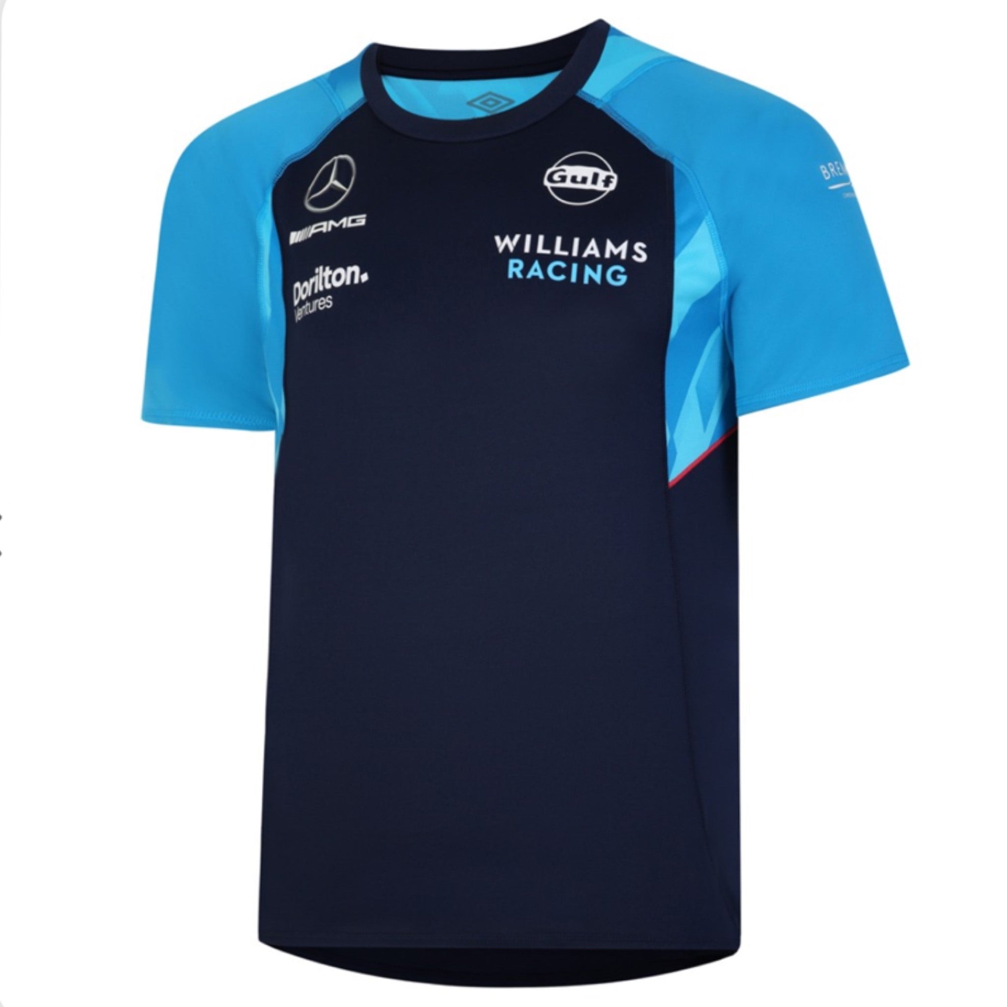 Official Williams F1 Team Merchandise 2023 Umbro Training T-shirt-Blue ...